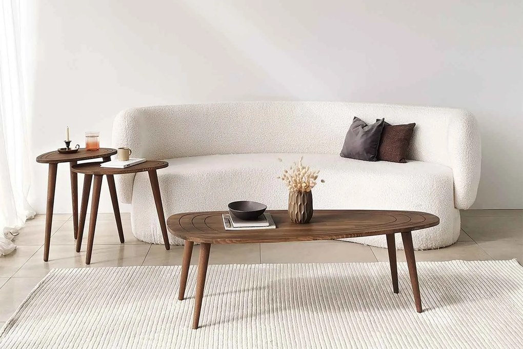Designový konferenční stolek Garnet 115 cm ořech
