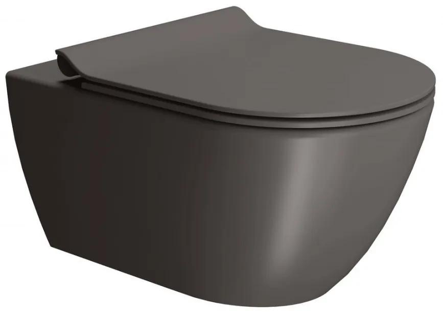 GSI PURA závěsná WC mísa, Swirlflush, 36x55cm, bistro dual-mat 881516