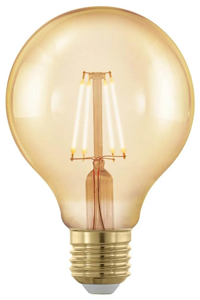Retro stmívatelná filamentová LED žárovka EGLO, E27, G80, 4W, 320lm, teplá bílá Eglo RETRO ŽÁROVKA 11692