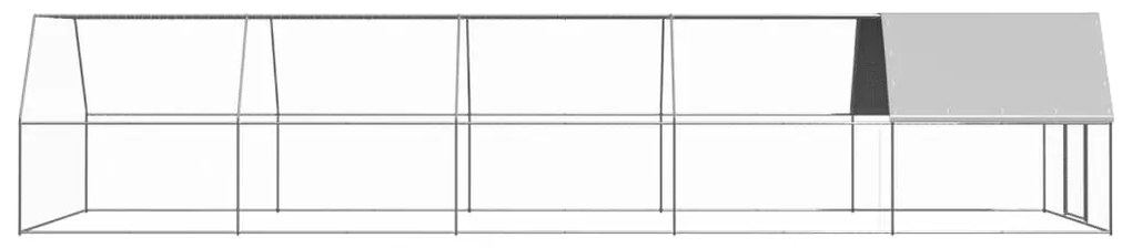 vidaXL Marketos Venkovní klec pro kuřata 3 x 10 x 2 m pozinkovaná ocel