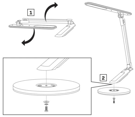 LED Stmívatelná dotyková stolní lampa OPTIMUM LED/7W/230V 3000/4000/6000K