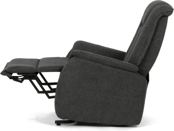 Polohovací křeslo šedé, elektrické TV-L8963 GREY2