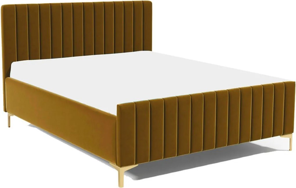 Čalouněná postel Typ 25 standard na vysokých nožkách 140/160/180x200 cm