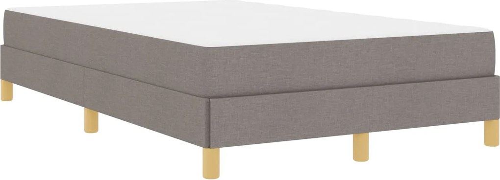 Postel s boxspringem Taupe 120 x 190 cm textil 3398553