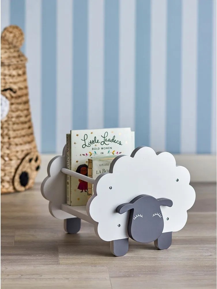 Bílá dětská knihovna 35x30x30,5 cm Dolly – Bloomingville Mini