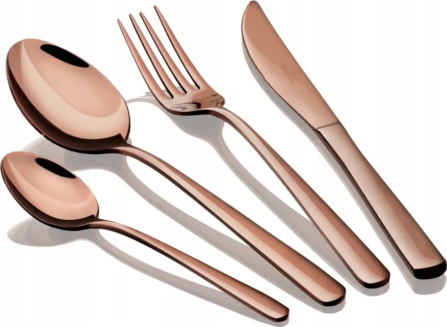 Příbory 16 prvků Berlinger Haus Rose Gold BH-2615