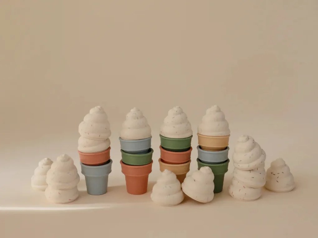 Mushie Set hraček do vody Ice Cream Toy
