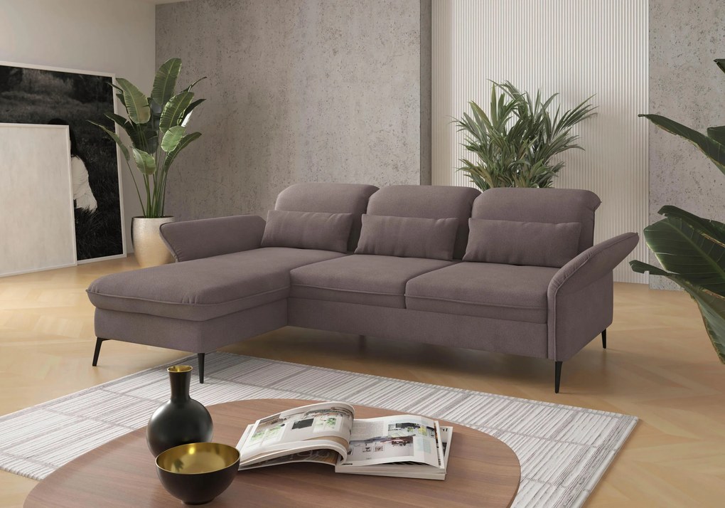 XXXLutz ROHOVÁ SEDAČKA, textil, šedohnědá Sit & More - Sedací soupravy - 000144011864