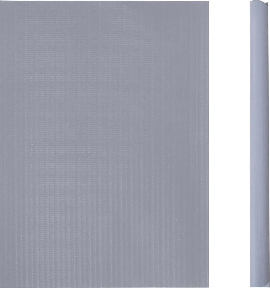 Zatemňovací lišty PVC 140 x 0,19 m matné světle šedé 147872