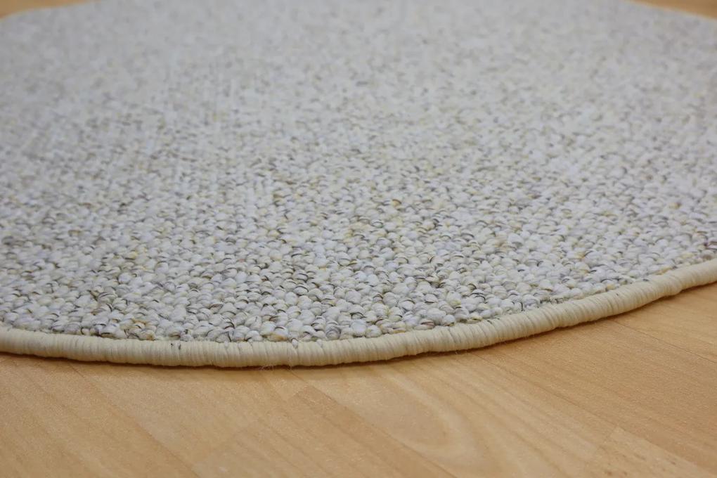 Vopi koberce Kusový koberec Wellington béžový kruh - 120x120 (průměr) kruh cm