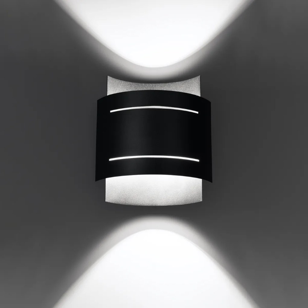 Sollux Lighting Nástěnné svítidlo HESTIA černé