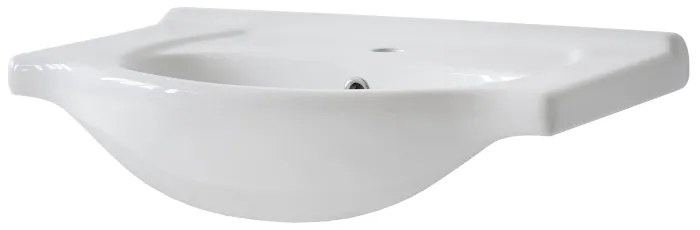 COMAD Zápustné umyvadlo - UM CFP-65, 65 cm, keramické, bílá