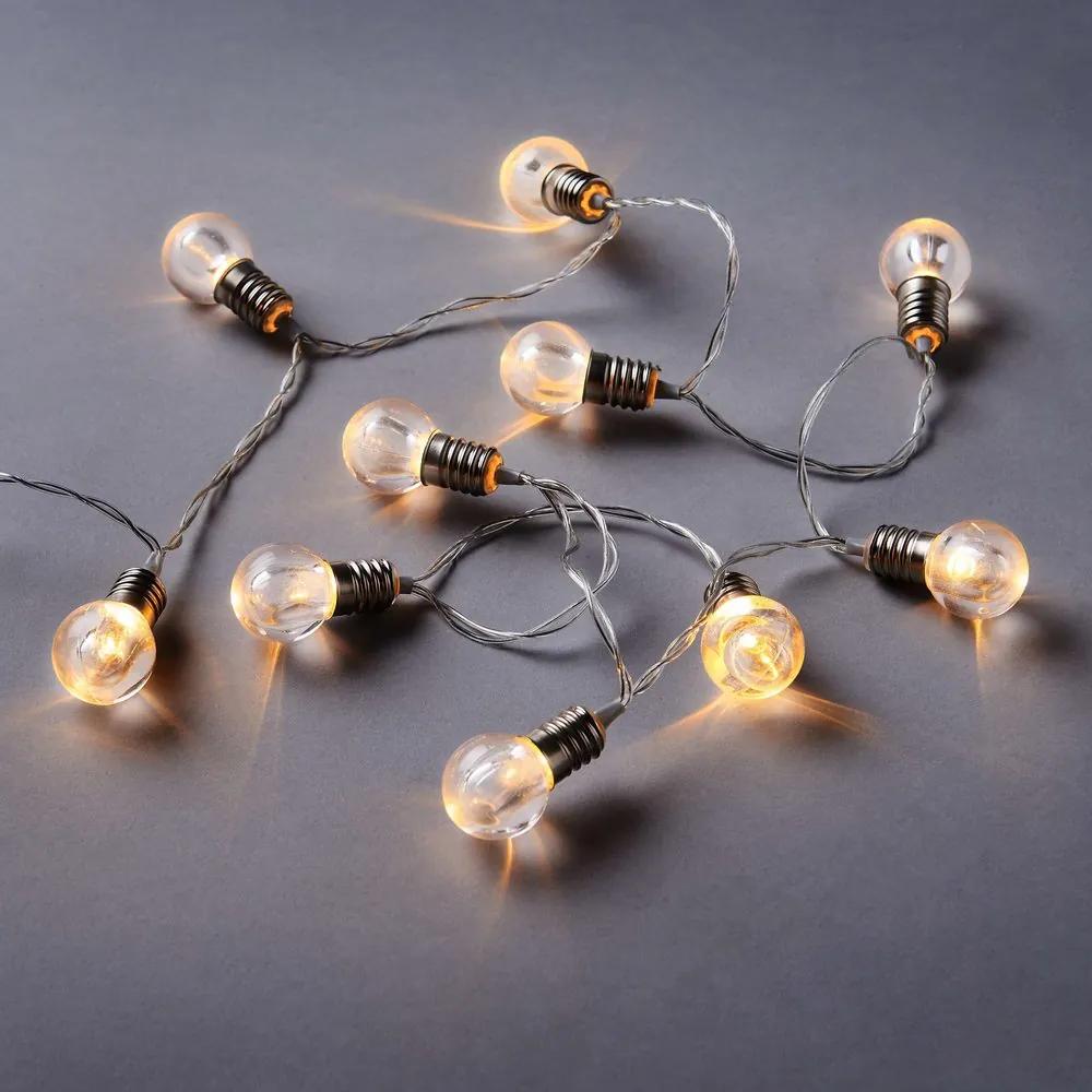 Butlers MINI BULBS LED Světelný řetěz s USB mini žárovky 10 světel