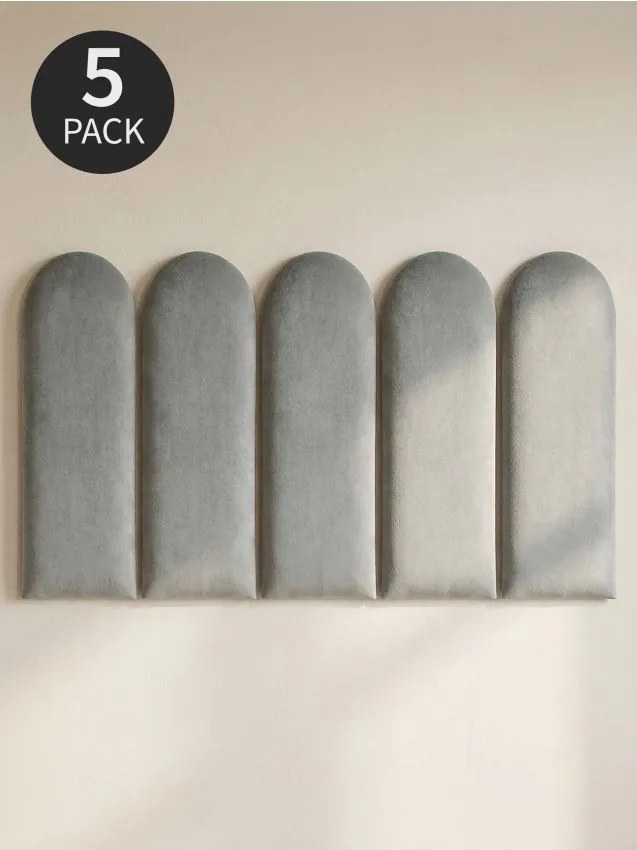 Sinsay - Čalouněné stěnové panely 5 pack - šedá