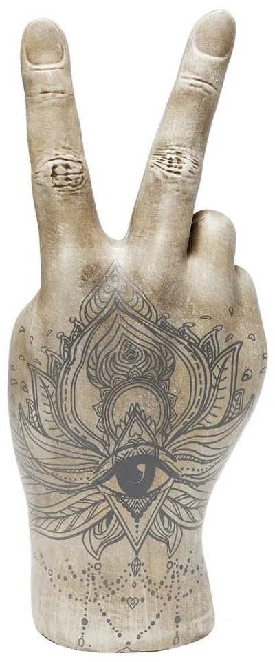 Dekorativní soška Kare Design Victory Hand, výška 36 cm