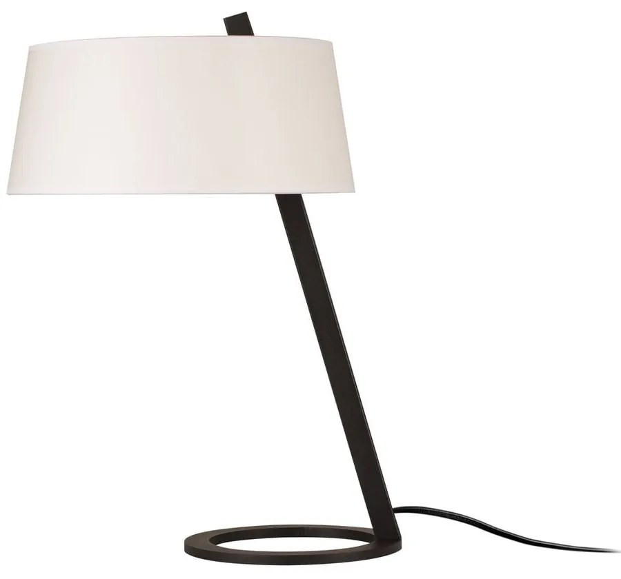 Bílo-černá stolní lampa (výška 55 cm) Salihini – Opviq lights