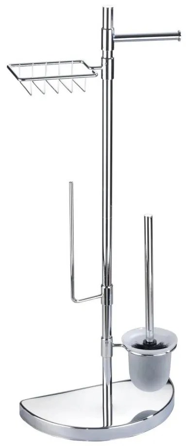 WENKO 196022500 - Toaletní centrum SPACE MARVEL 34x84,5 cm stříbrná/satin 196022500