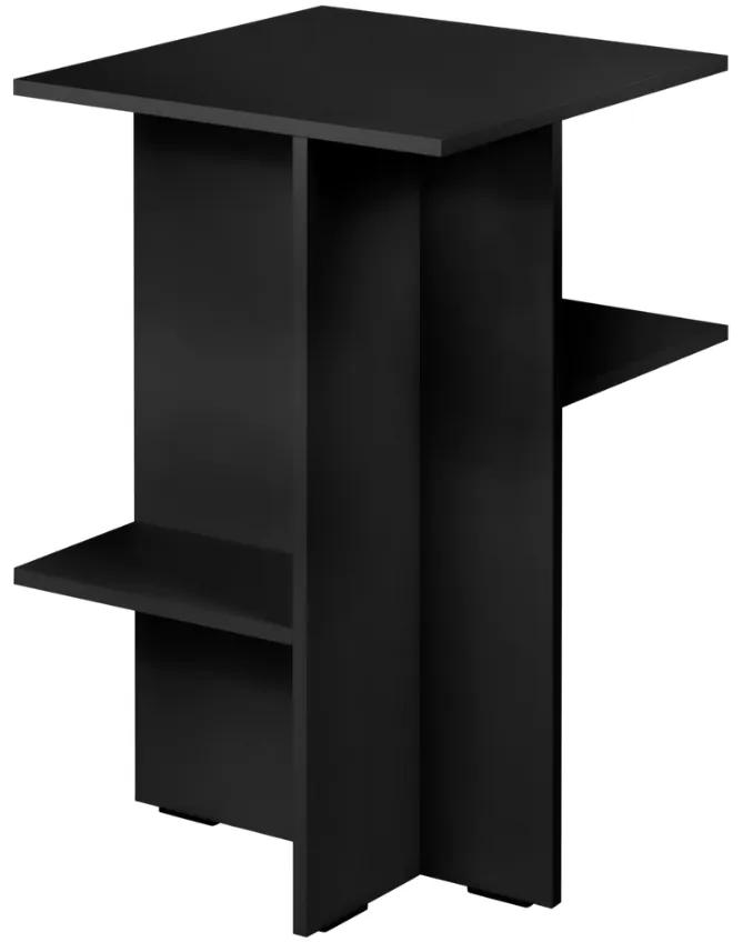 OnaDnes -20% noo.ma Černý odkládací stolek Atik 36 x 36 cm
