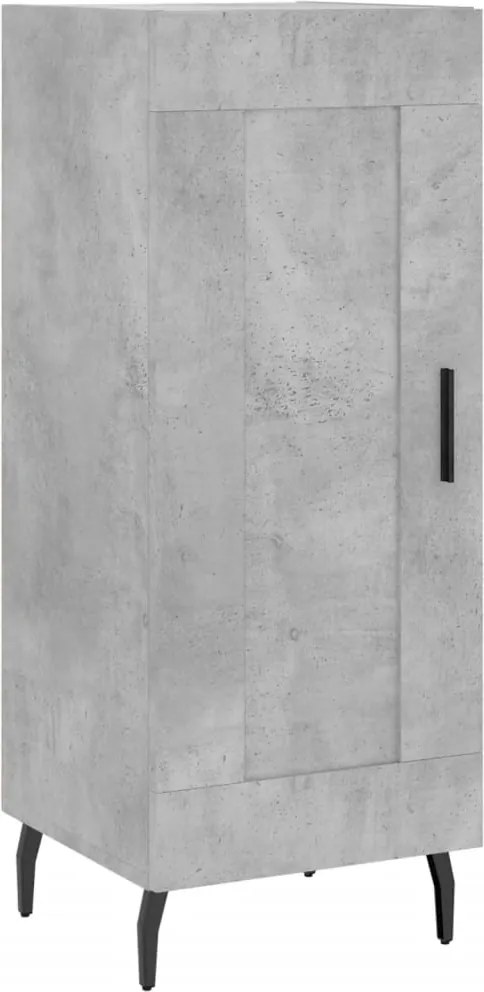 Skříň highboard betonově šedá 34,5x34x180 cm kompozitní dřevo 3199509