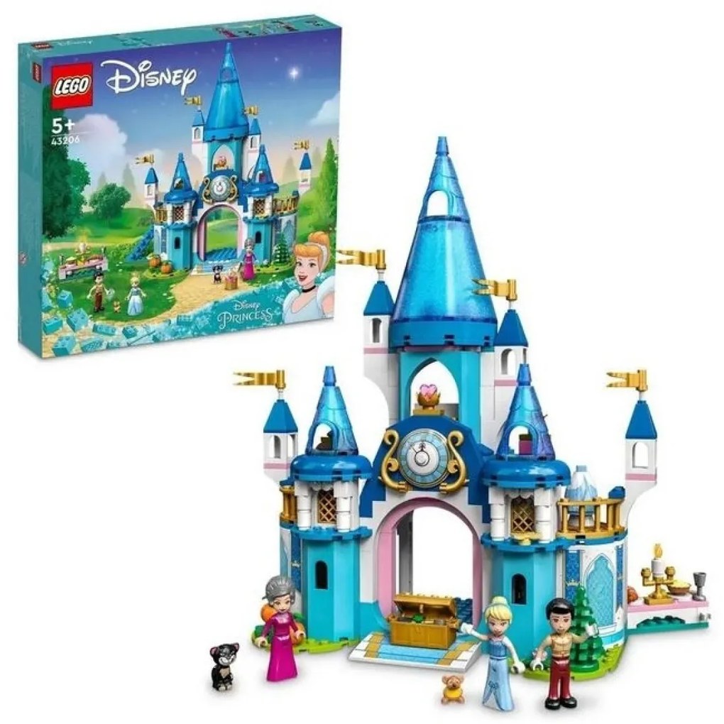Lego stavebnice lego i disney princess 43206 zámek popelky a krásného prince