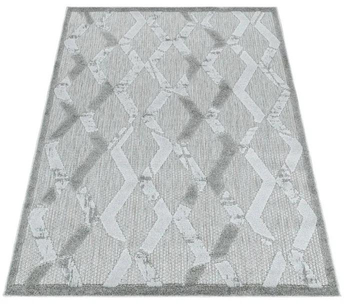 Ayyildiz koberce Kusový koberec Bahama 5158 Grey – na ven i na doma - 200x290 cm