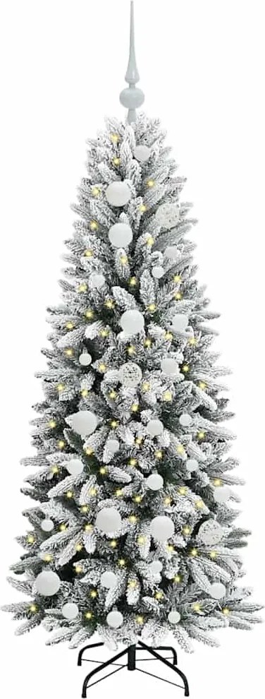 Umělý vánoční stromeček Bílá 120 cm PVC, plast, ocel a PE 3396024