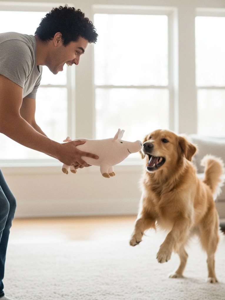 Sinsay - Hračka pro zvířata - pastelová růžová