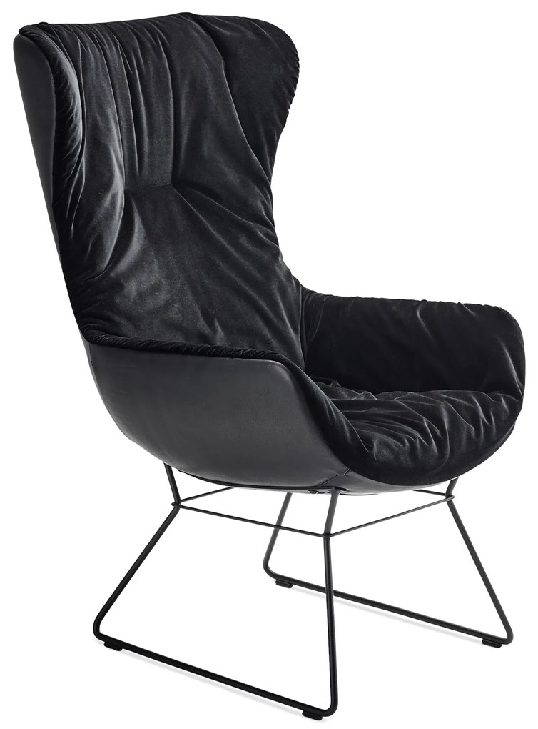 Freifrau Manufaktur designová křesla Leya Cocktail Wingback Chair Sledge