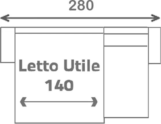 Rohová sedací souprava LIVORNO s rozkladem na každodenní spaní, žlutá (penelope 08), 140