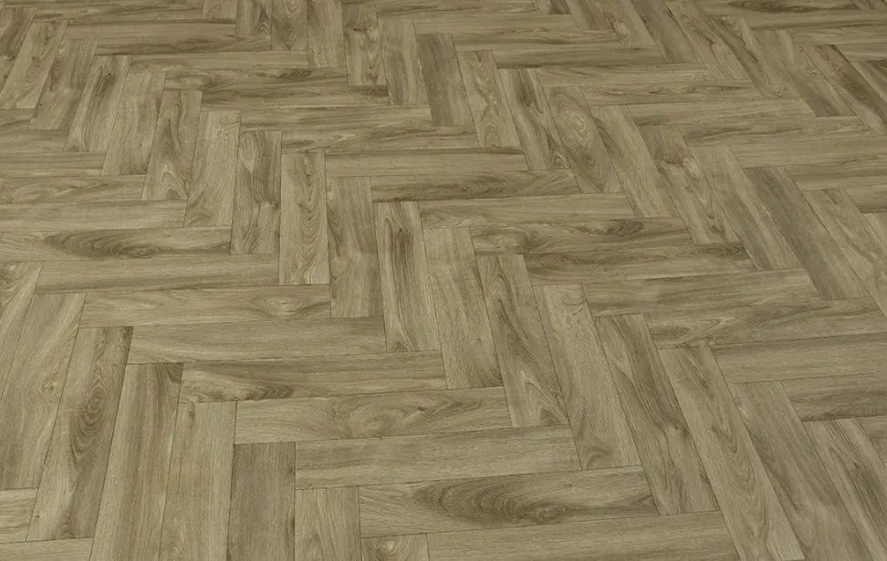 BEAUFLOR PVC podlaha - lino BLACKTEX LAUREL OAK 669D – dřevěný dekor parket ŠÍŘKA: 4 m, POUŽITÍ: Zátěžové