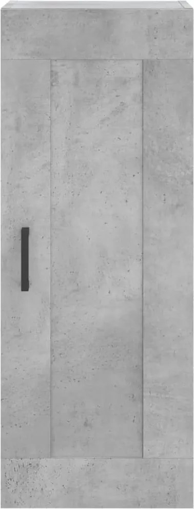 Skříň highboard betonově šedá 34,5x34x180 cm kompozitní dřevo 3200197