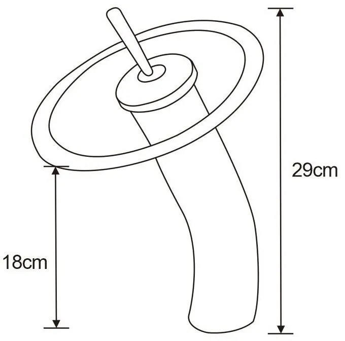 Mexen Niagara vysoká umyvadlová baterie, chromová, 745610-00