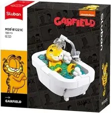 Sluban Builder M38-B1221C Garfield v bublinkové koupeli