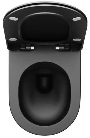 Ravak WC Uni Chrome RimOff závěsný černý - X01794