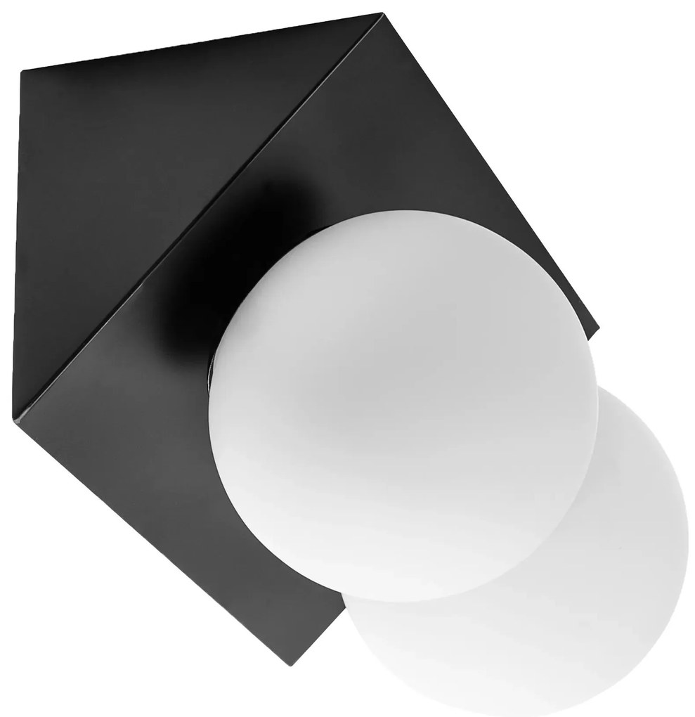 Toolight, nástěnné svítidlo 2xE27 APP1229-2W, černá matná, OSW-40118