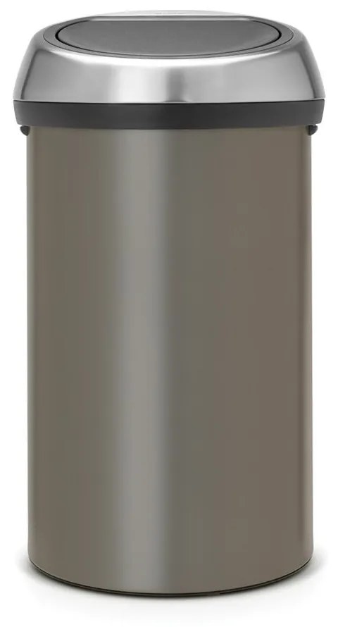 Brabantia Odpadkový koš Touch Bin - 60L, platinová
