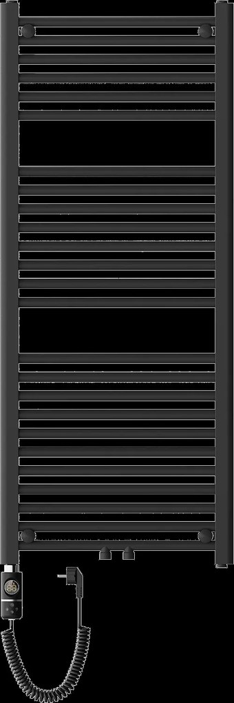 Mexen Mars, elektrické topné těleso 1200 x 500 mm, 600 W, černá, W110-1200-500-2600-70