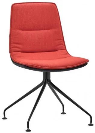 RIM Designová židle EDGE 4201.03, EDGE 4202.03 bez područek Barva podnože černá podnož GALERIE - Čalounění Rim LÁTKY 3 / MILTON