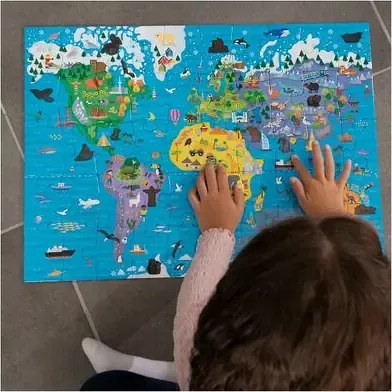 Galt Magické puzzle - Mapa světa / od 4 let