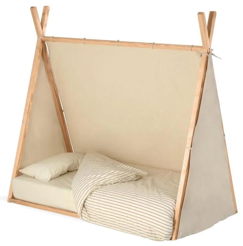 Dětská postel v přírodní barvě 70x140 cm Maralis Teepee – Kave Home