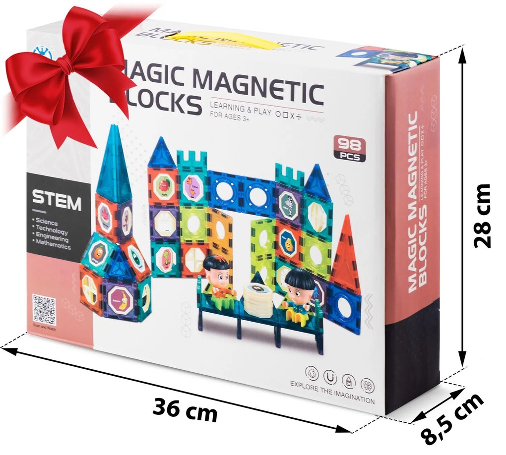RK-768 Magnetické kostky Ricokids Tower