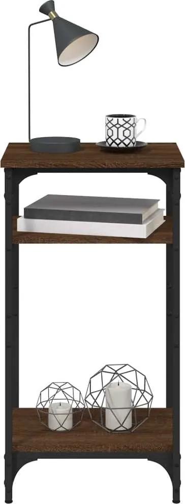 vidaXL Odkládací stolek 40 x 30 x 75 cm kompozitní dřevo [825801] Barva: šedá sonoma