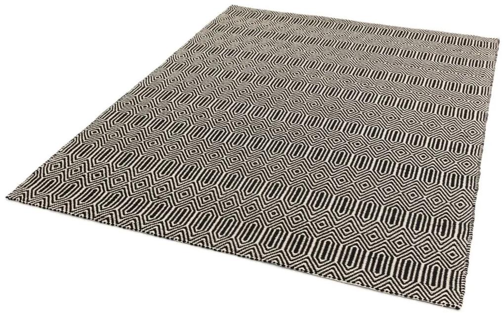 Černý  koberec Darisi Black Rozměry: 100x150 cm