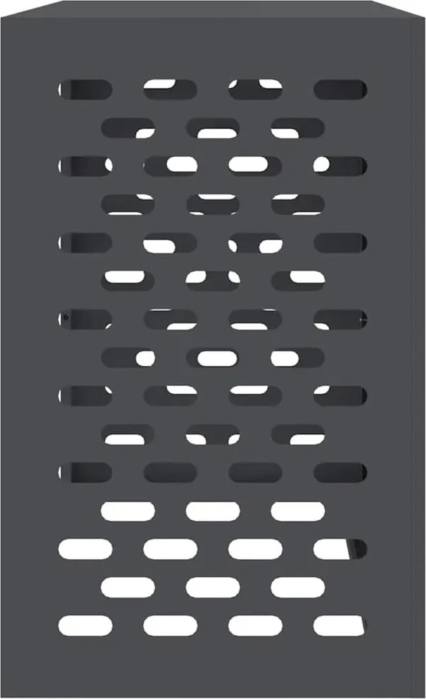 vidaXL Ochrana klimatizace Antracit 110 x 50 x 80 cm Ocel [865906]