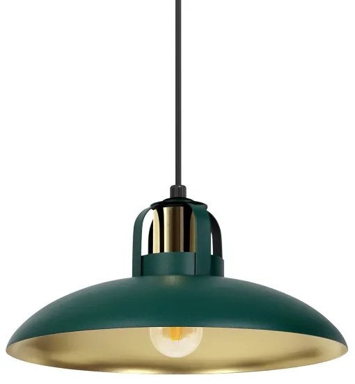 Brilagi - LED Lustr na lanku FLAMENGO 1xE27/60W/230V zelená