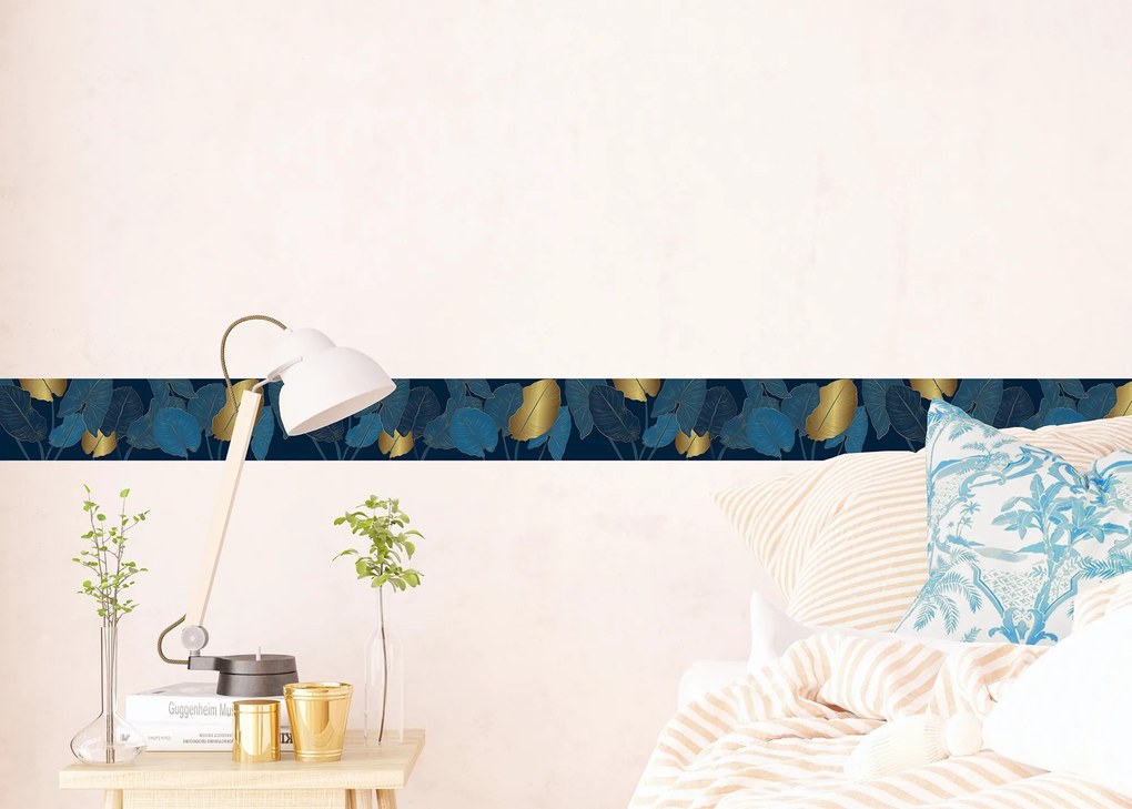 Samolepící bordura na zeď Půlnoční Přírodní Serenáda | 5 m x 13.8 cm | DWB8297