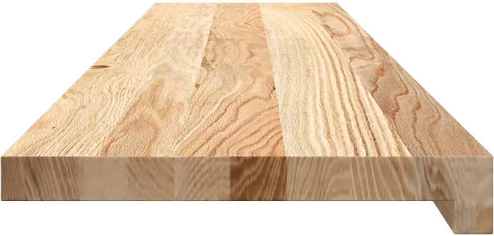 Nášlapy na schody 2 ks neošetřené 110x30x2 cm masivní dub 3283782