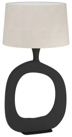 Eglo 390424 - Stolní lampa DIEZMA 1xE27/60W/230V 88 cm černá/krémová
