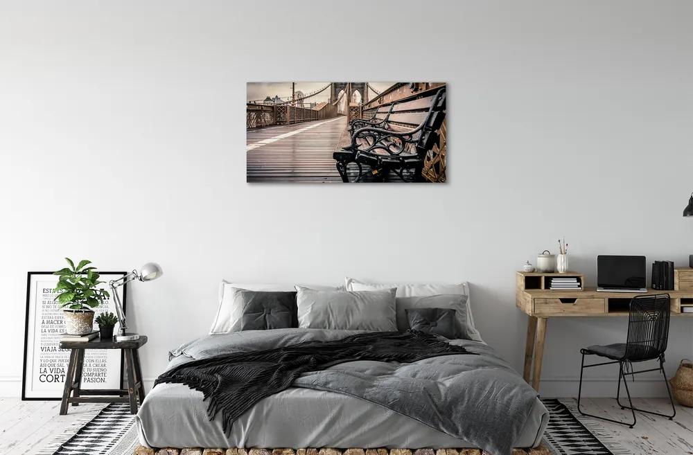 Obrazy na plátně Most bench 120x60 cm