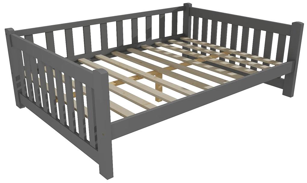Vomaks Dětská postel DP 035 XL Rozměr: 120 x 200 cm, Barva: bezbarvý lak